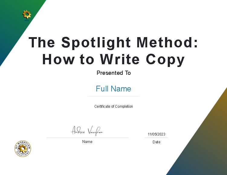 "Spotlight Technique : Connect with Customers"